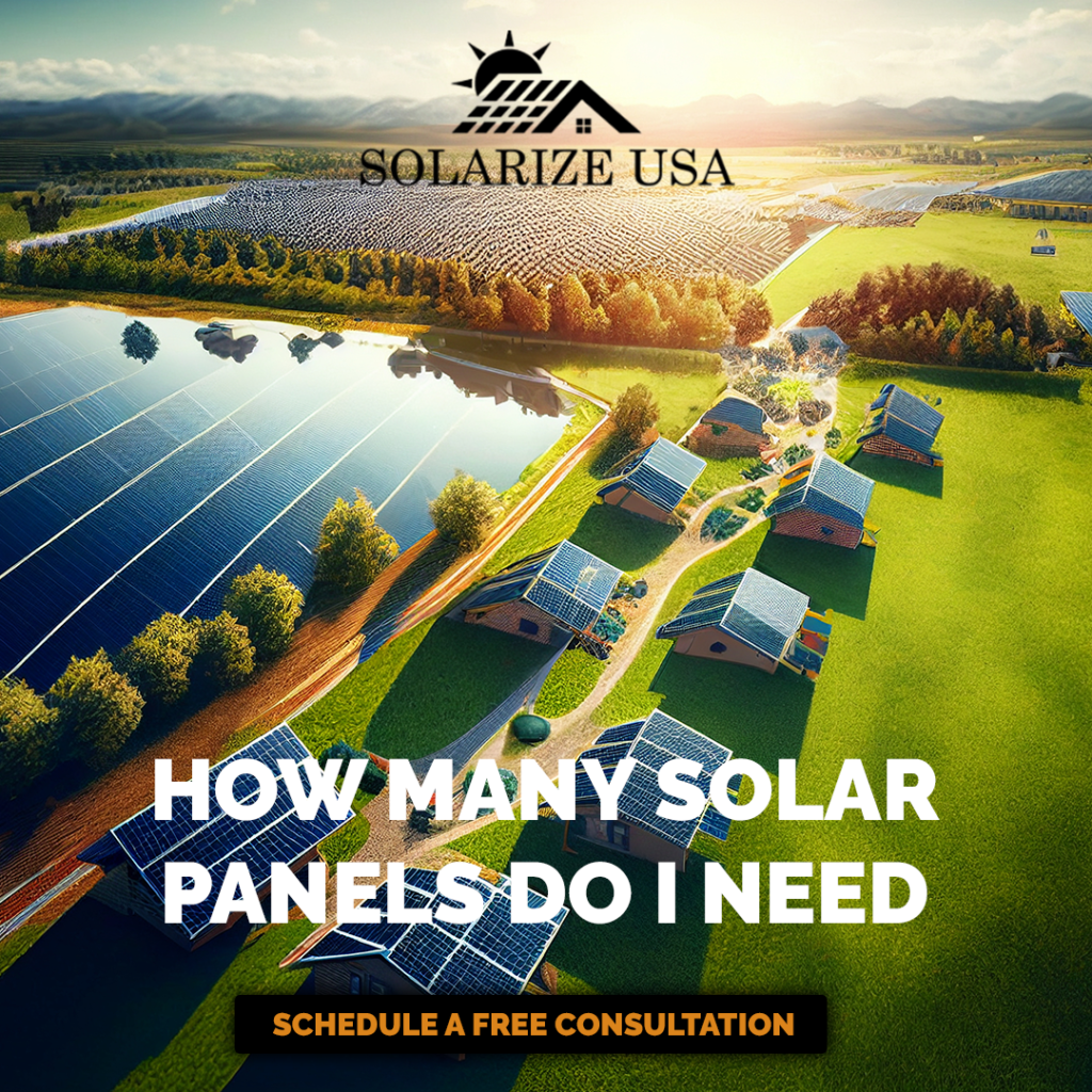 How many solar panels do i need - Solarize USA