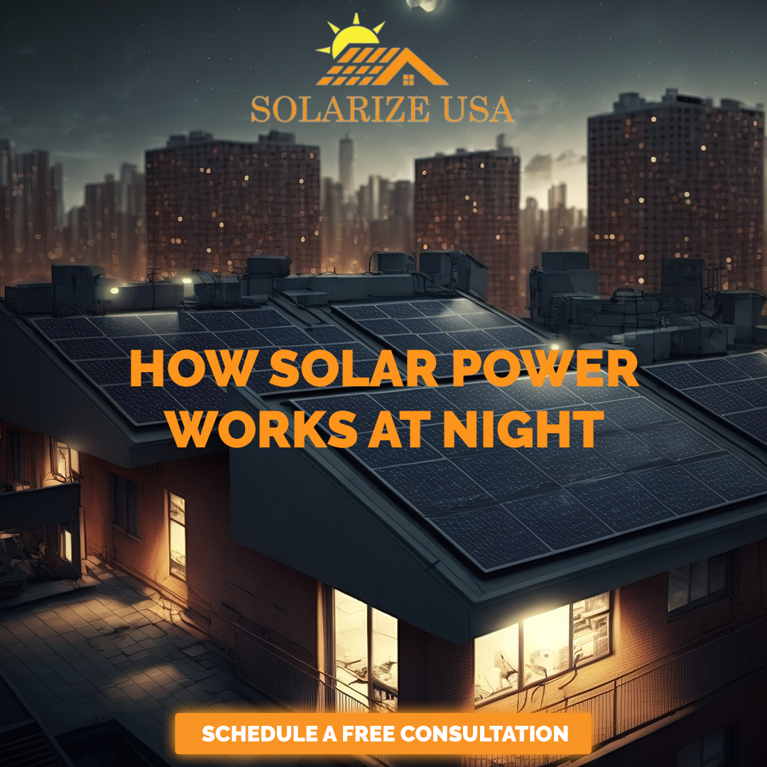 How Solar Power Works at Night - Solarize USA
